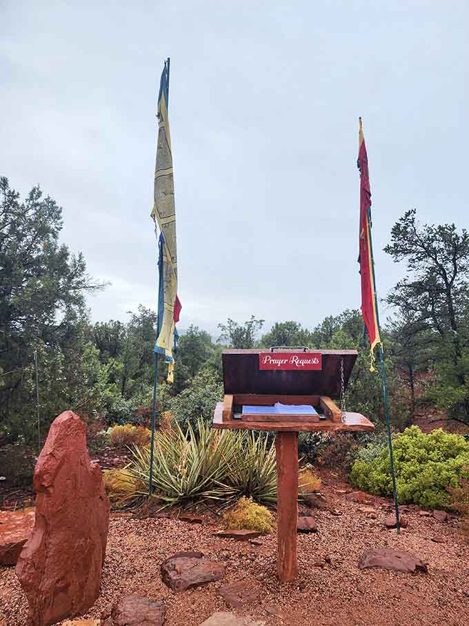 Leave your prayers and wishes here, where the desert wind carries them across the landscape daily.