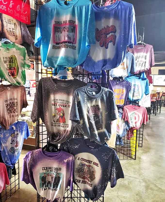 Bleached, printed, and proudly worn, these shirts are basically wearable bumper stickers for people with personality to spare.