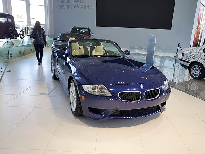 This roadster sits ready for admiration, proving that some machines age more gracefully than Hollywood starlets ever could.