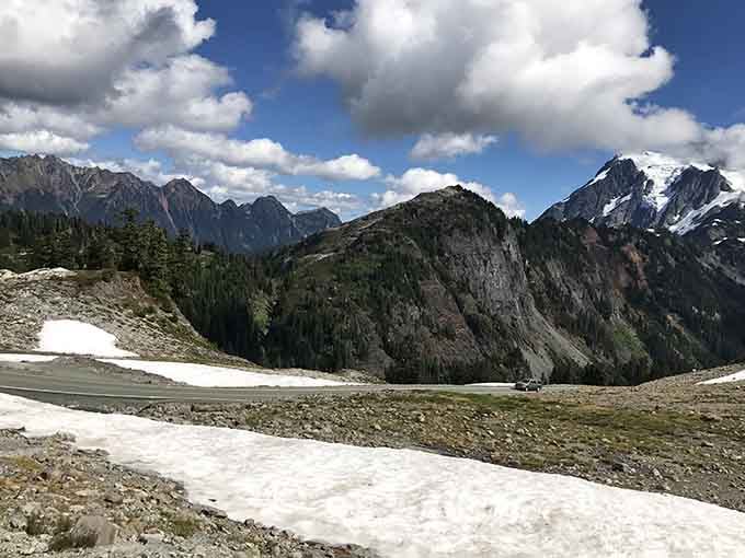 The road to Bagley Creek Loop doesn't just take you somewhere. It is somewhere, all on its own.