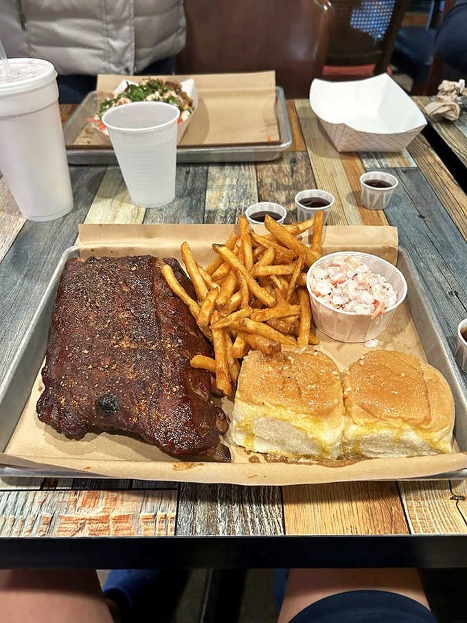 When ribs have that perfect bark and smoke ring, you know you're dealing with pitmasters who understand their craft.