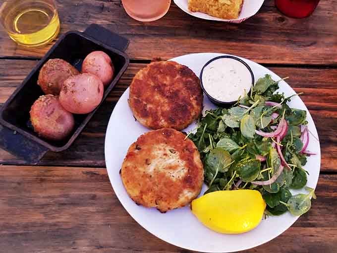 Crab cakes this good deserve a proper supporting cast. Roasted red potatoes step up to the plate and absolutely deliver.