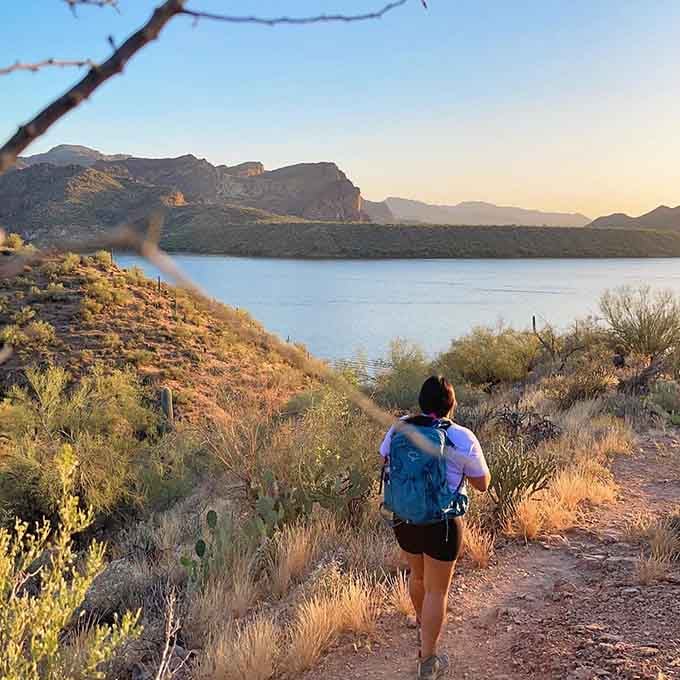 Trail views that make you forget you're technically still close enough to grab lunch in Phoenix.