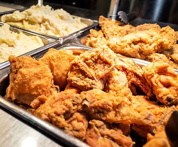 Golden, crispy, and unapologetically perfect, this fried chicken is the reason stretchy pants were invented.