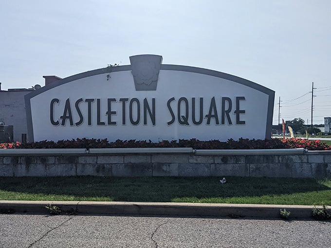 That roadside sign has been calling Indianapolis shoppers in for a very long time.