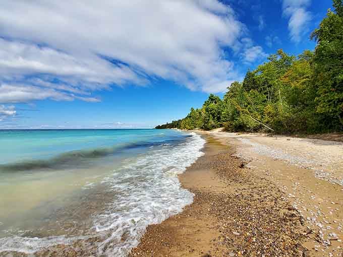 Fisherman's Island State Park offers pristine shoreline where footprints in sand disappear faster than your vacation days do.