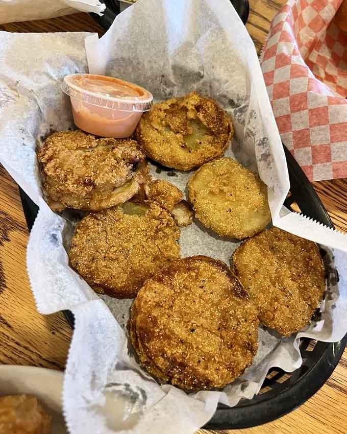 Crispy, cornmeal-crusted, and completely irresistible. These fried green tomatoes are Southern cooking doing its finest work.