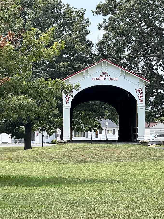 Sometimes the best covered bridge is the one nobody's turned into a tourist trap yet.