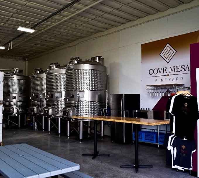 Behind every great glass of wine is a room full of serious stainless steel doing very important, very delicious work.