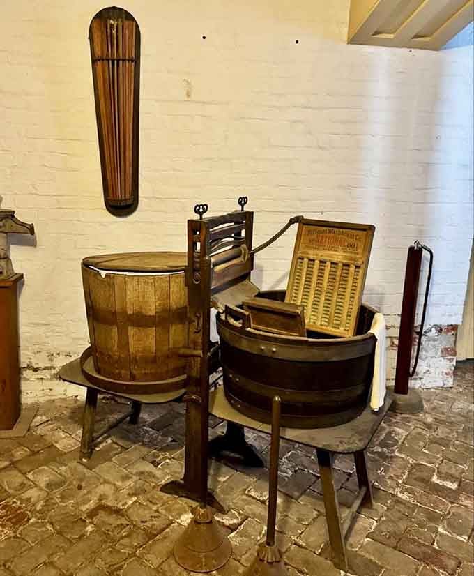 Before washing machines existed, laundry day looked like this, and suddenly your Monday chores feel much more manageable.