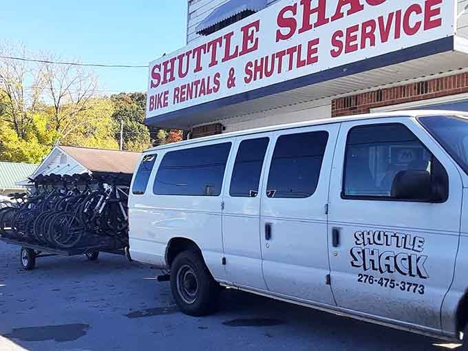 The Shuttle Shack proves that in Damascus, getting to the adventure is half the fun itself.