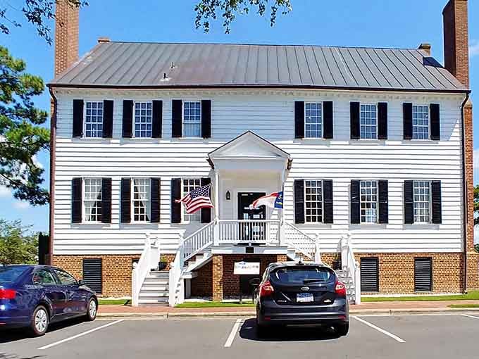 The 1767 Barker House combines colonial elegance with waterfront views that haven't changed much in centuries.