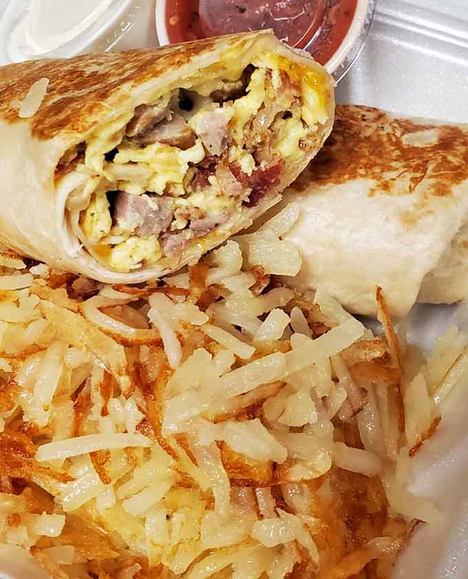 This breakfast burrito is stuffed with enough good things to make you reconsider your entire morning routine going forward.