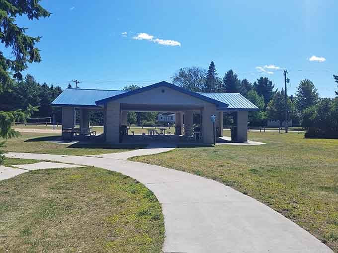 Community gathering spots where the pavilion costs nothing but provides everything families need for a perfect afternoon.
