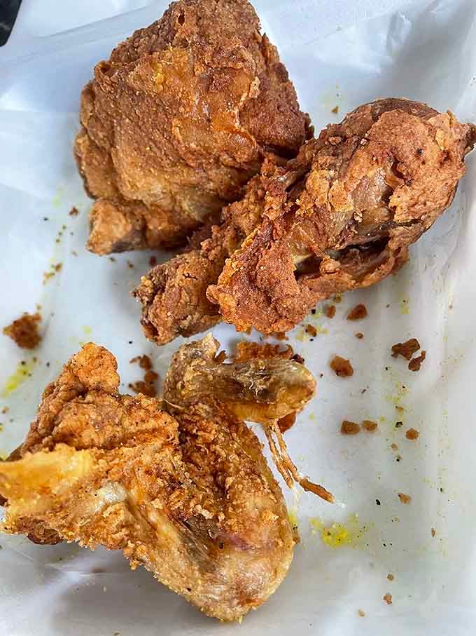 That crackling crust and juicy interior make this fried chicken the kind of comfort food grandma would respect.