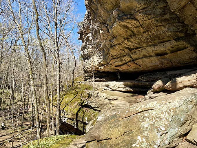 Sandstone bluffs that took millions of years to sculpt. Your weekend plans just got a serious upgrade.