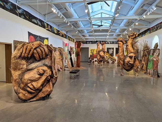 ArtYard's gallery space is bold, unexpected, and absolutely not what you thought you'd find in a small New Jersey town.