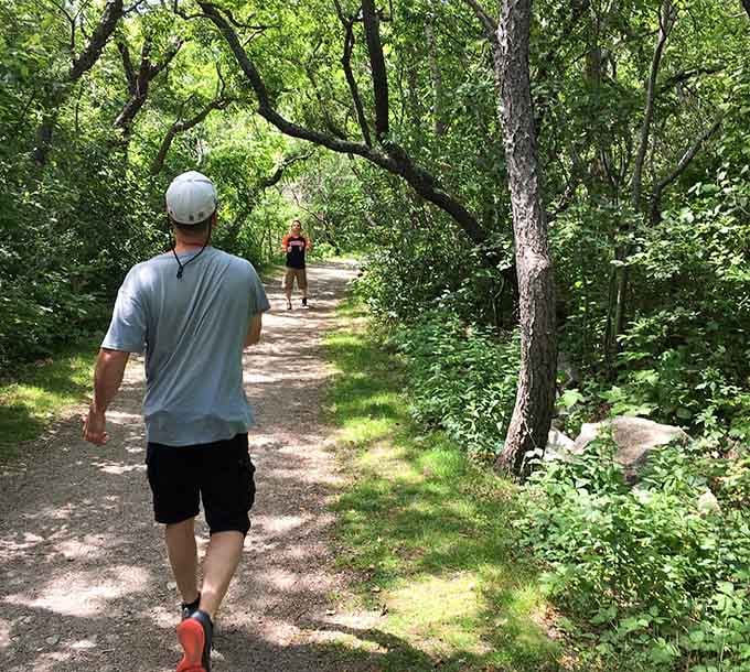 Shaded woodland trails offer the perfect escape, where dappled sunlight and birdsong replace honking horns and smartphone notifications completely.