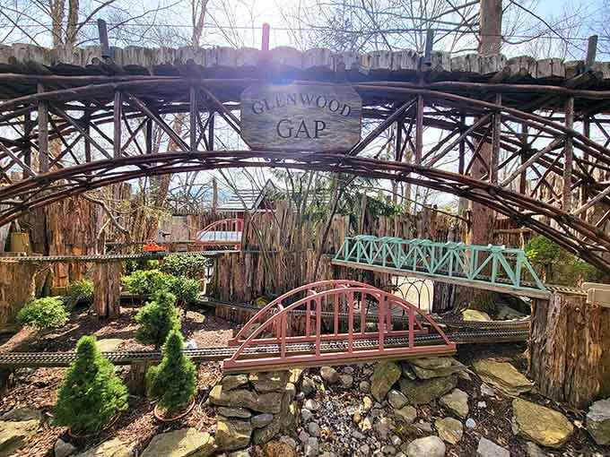 Glenwood Gap's miniature train bridges make grown adults crouch down and whisper, "Now that's impressive."
