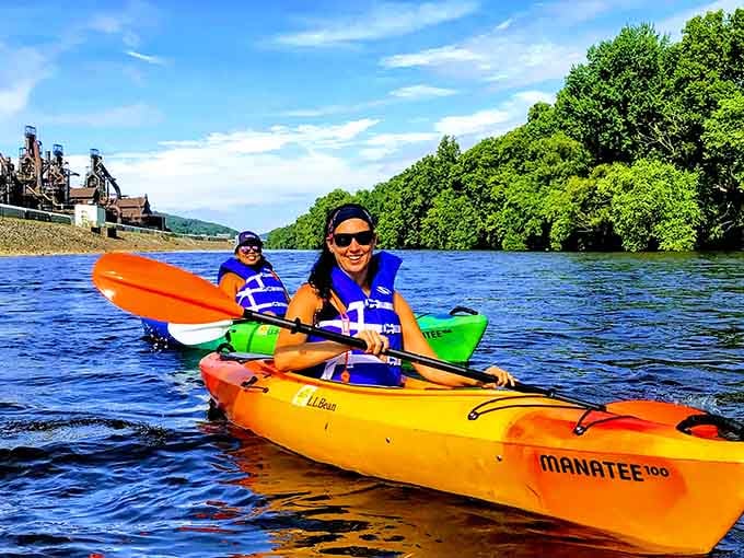 Bright kayaks and brighter smiles make for the kind of day that actually lives up to the hype.