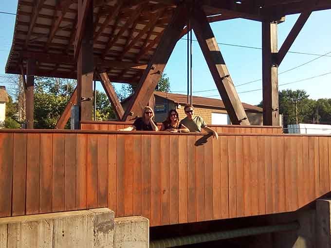 The bridge has a way of making people lean in, smile, and forget they were ever in a hurry.