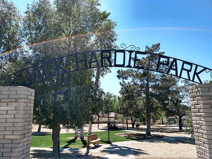 Jack Hardie Park welcomes you with shade, open fields, and that small-town charm that's genuinely hard to find anymore.