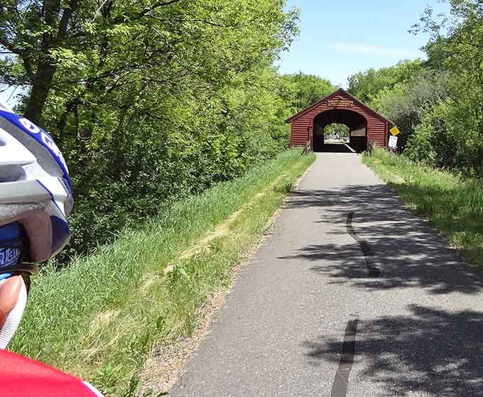 The bridge appears in the distance, and suddenly that bike ride just got a whole lot more interesting.
