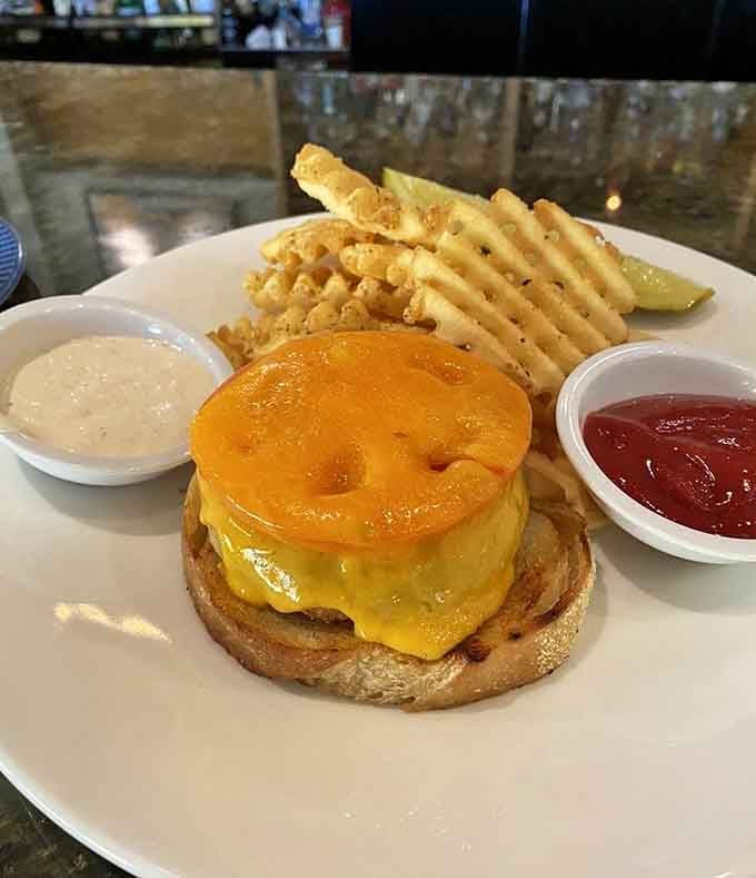 The Crab Cake Melt proves that Maryland jumbo lump crab deserves a spot on a sandwich too.
