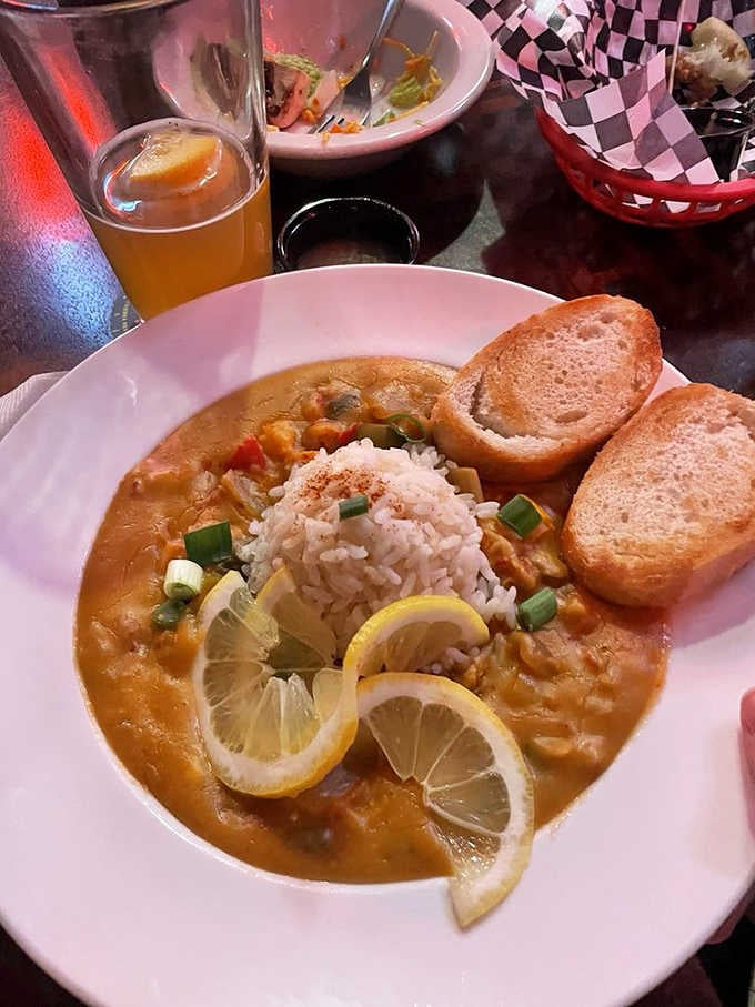 Crawfish Étouffée so golden and generous it makes you forget you're a thousand miles from New Orleans.