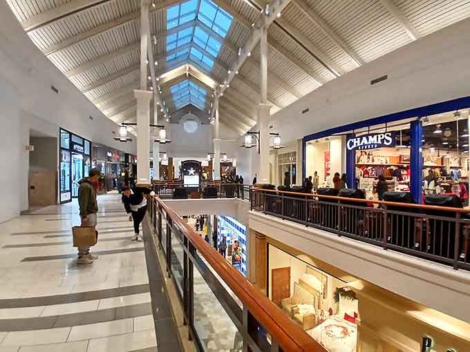 Those soaring ceilings and natural light make you forget you're indoors, which is dangerous for your wallet.