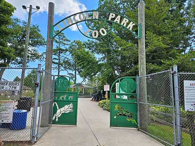 Lincoln Park Zoo's entrance welcomes families to affordable fun, proving the best things come in small packages.