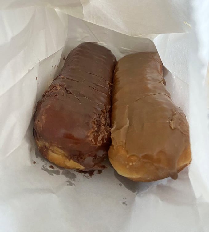 The dynamic duo of maple and chocolate bars, proving that sometimes you need both options in your life.