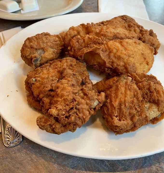 Crispy, golden, and unapologetically generous, this fried chicken plate is comfort food doing its very best work.