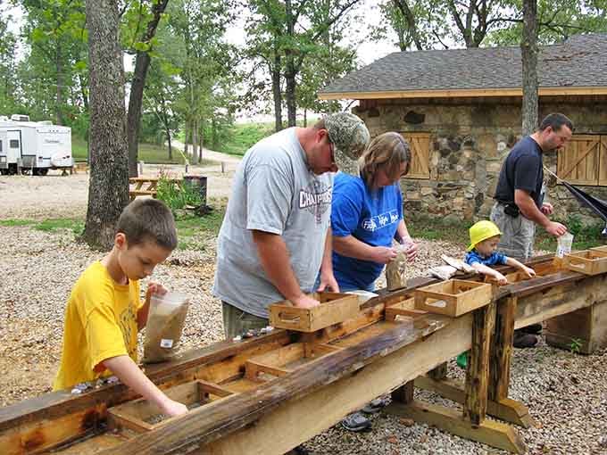 Panning for gems brings out the prospector in everyone, regardless of whether you struck gold or fool's gold.