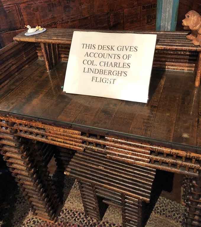 Charles Lindbergh crossed the Atlantic. Someone turned the newspaper coverage of that flight into a desk. Both achievements deserve equal respect.