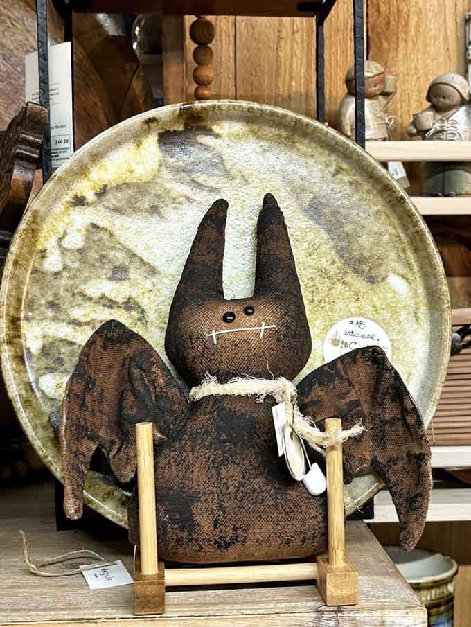 Meet the most charming little bat you'll ever encounter. Artisanal, quirky, and somehow completely irresistible.