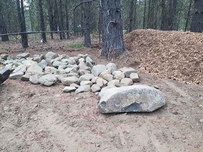 Quiet forest paths and ancient stones near the historic cemeteries carry the weight of Roslyn's remarkable multicultural past.