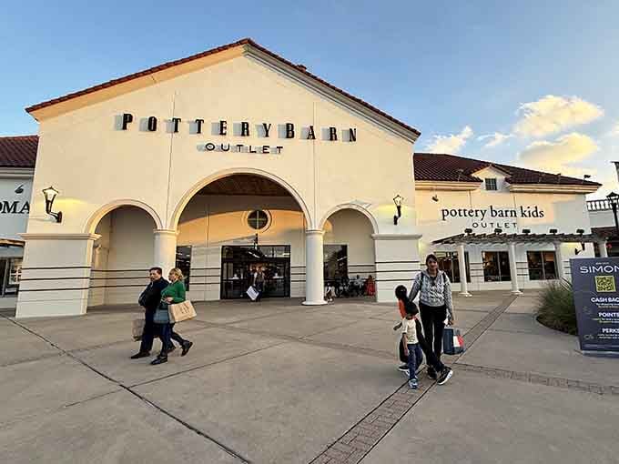 Pottery Barn Outlet proves that a beautiful home doesn't require a second mortgage, just a drive to San Marcos.