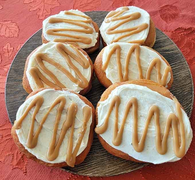 Frosted, drizzled, and utterly serious about flavor, these caramel apple cider donuts are the real fall forecast.