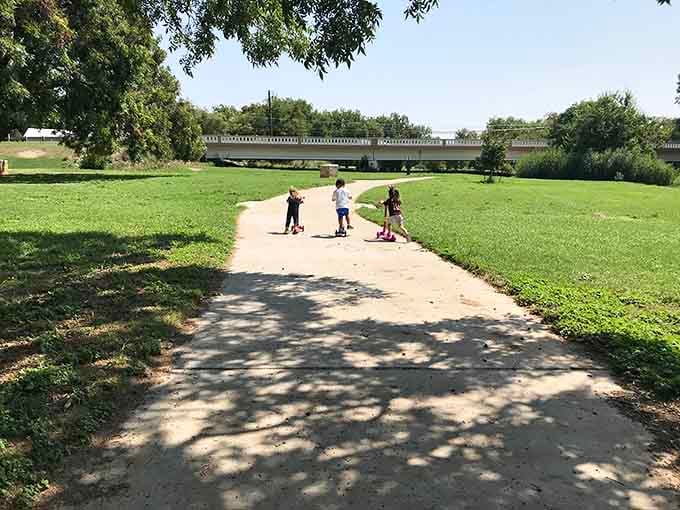 Kids on scooters, green grass, and dappled shade, Stephenville's parks make you want to cancel your gym membership immediately.