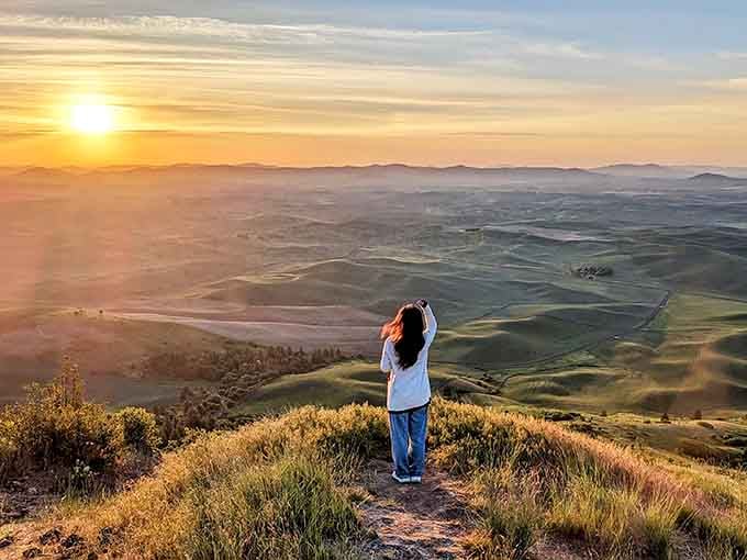 Standing here, you realize some views are worth the winding drive and the slight white-knuckle moments getting up.
