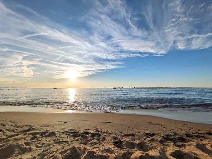 That sunset over the Chesapeake Bay isn't showing off. It just can't help itself.