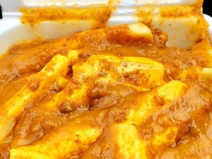 Chili cheese fries so gloriously smothered, your fork is basically just a formality at this point.