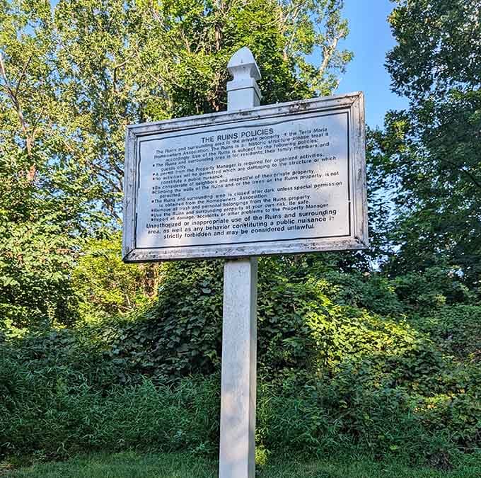 Even ancient ruins have rules, because some things never change no matter the century.