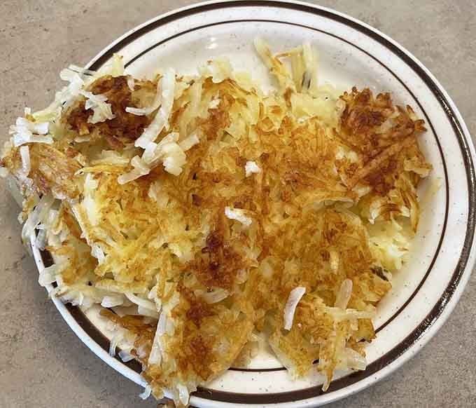 Hash browns this crispy and golden deserve their own standing ovation, or at least a very enthusiastic fork.