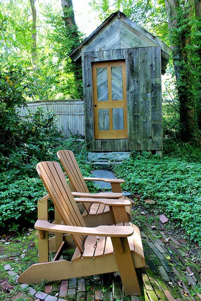 Even the garden shed here has more character than most places you've paid good money to stay.