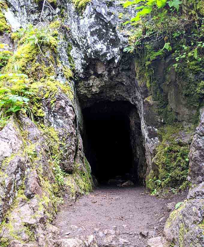 The Tubal Cain Mine entrance looks like something straight out of an adventure novel. Spoiler: it absolutely is.