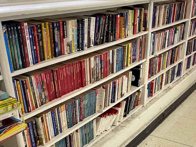 Shelves packed tight with books of every genre, a reader's paradise hiding in plain sight right in Warren.