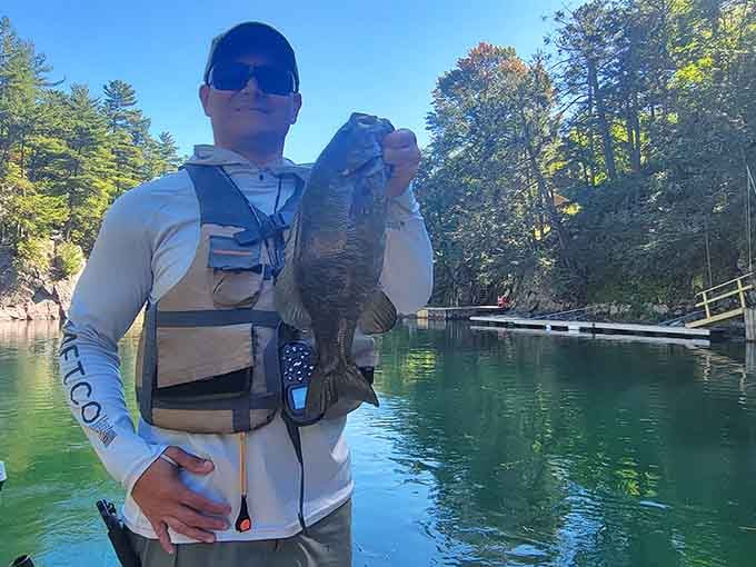 Proof that patience and a fishing rod can lead to both dinner and bragging rights.