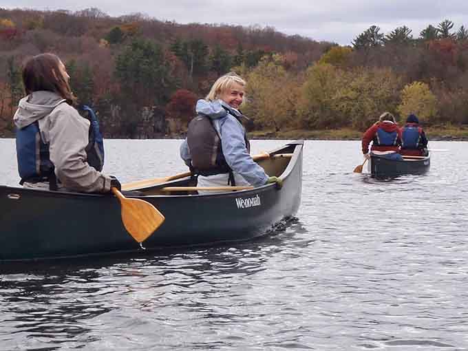 Paddling the St. Croix with fall colors blazing on the hillside is the kind of afternoon that fixes everything.